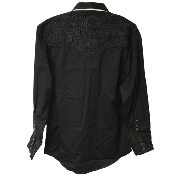 Scully | Shirts | Scully Mens Embroidered Long Sleeve Western Shirt ...
